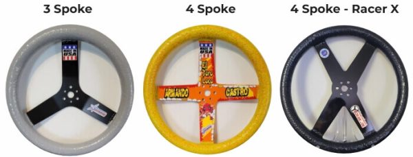 Colored Grip with Optional Colored Spokes – Superior Steering Wheels